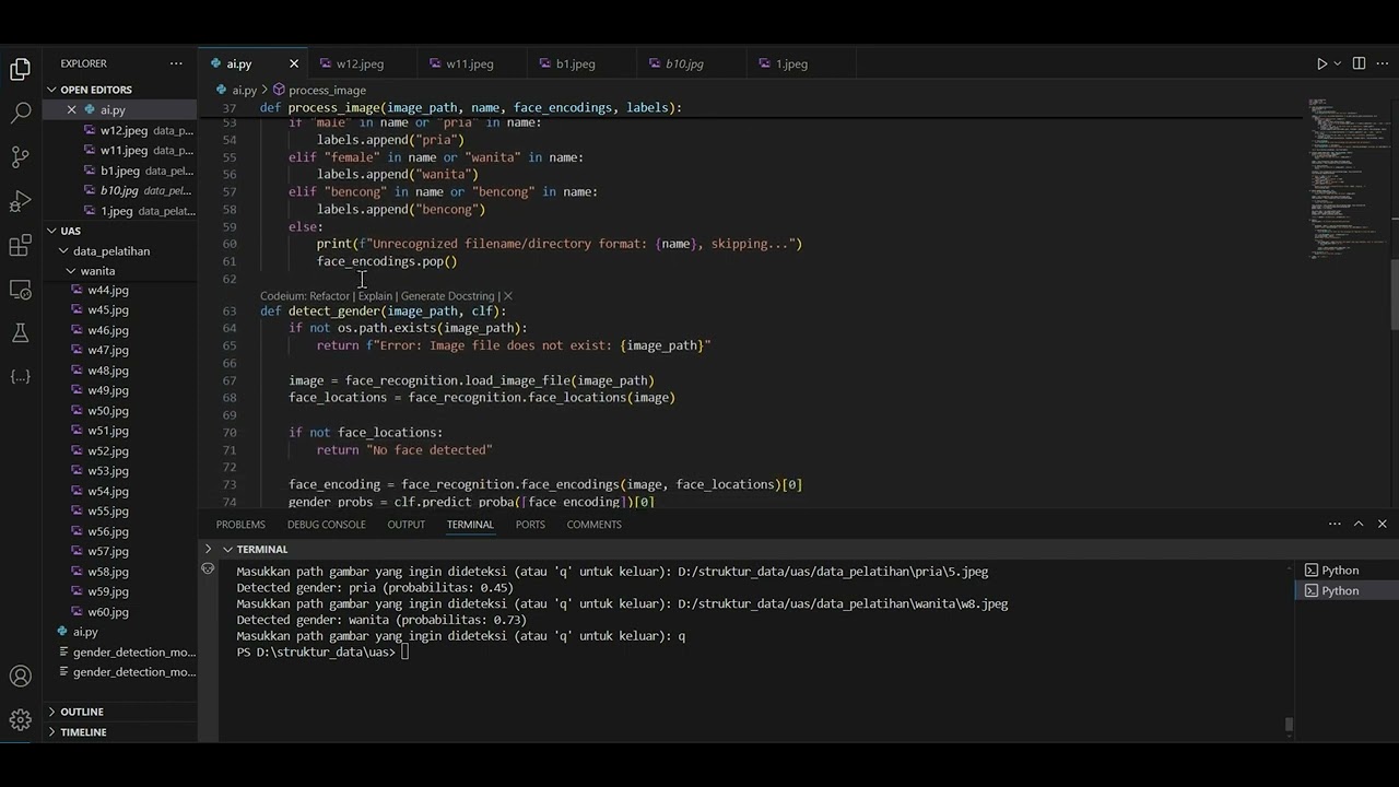 Presentasi UAS Struktur Data AI Pendeteksi Gender - YouTube