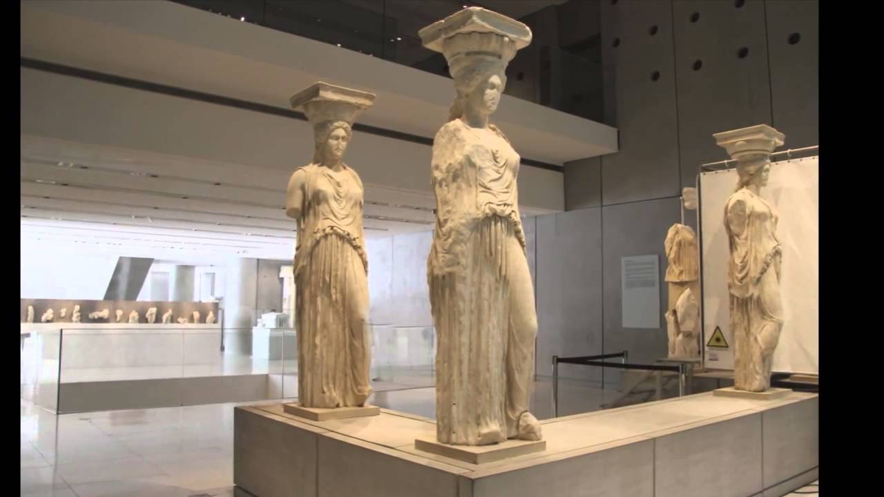 Caryatids Greece - Acropolis Delphi Eleusis Amphipolis - YouTube