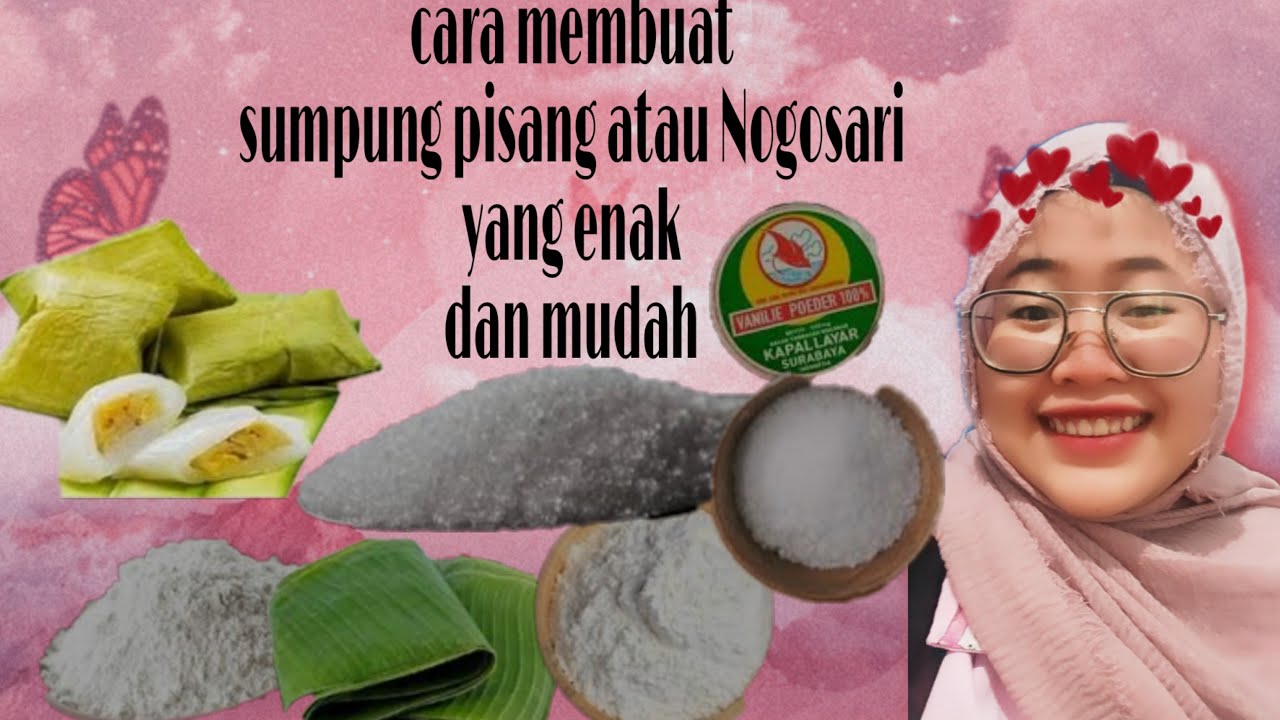 cara membuat sumping pisang atau nogosari yang enak dan mudah - YouTube
