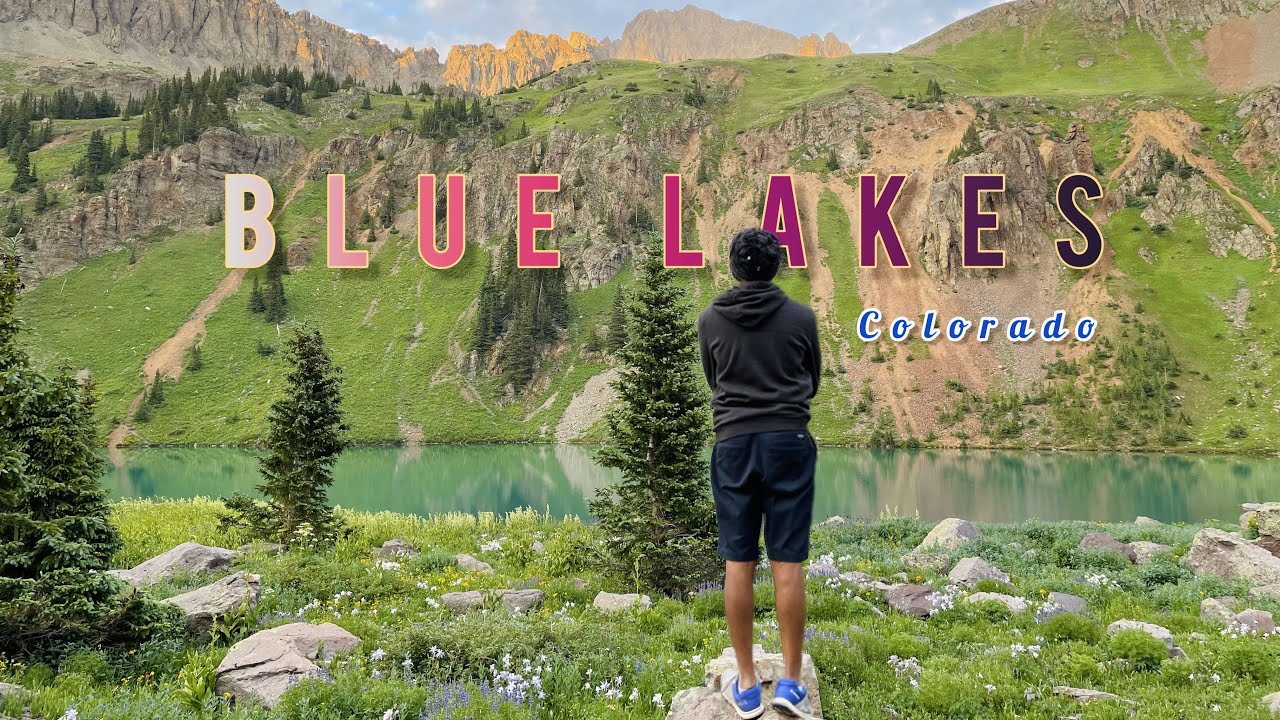 Hiking to the Stunning Blue Lakes in Colorado - YouTube