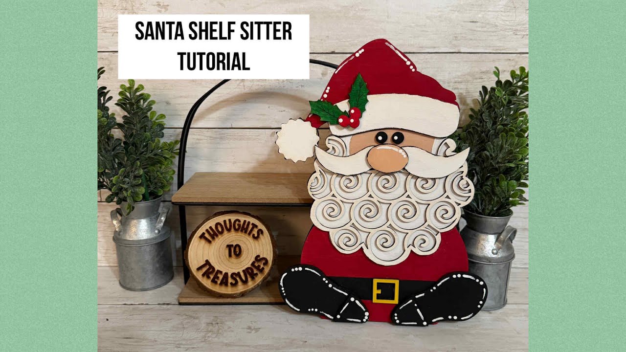 Santa Shelf Sitter Tutorial 110525 - YouTube