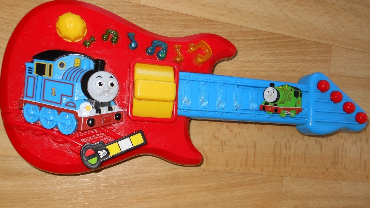 Tomy Thomas & Friends Thomas Rock 'n' Roll Guitar toy with sound - YouTube