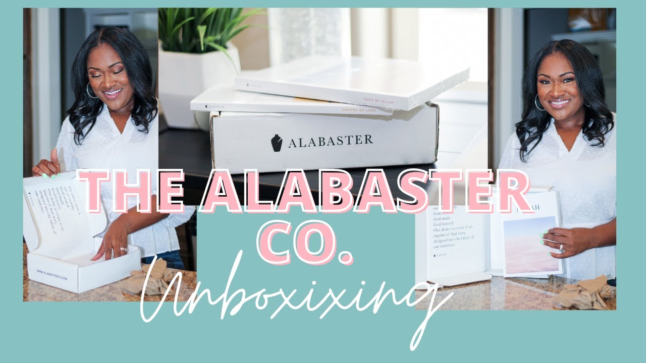 ALABASTER CO. UNBOXING | READ YOUR BIBLE - YouTube