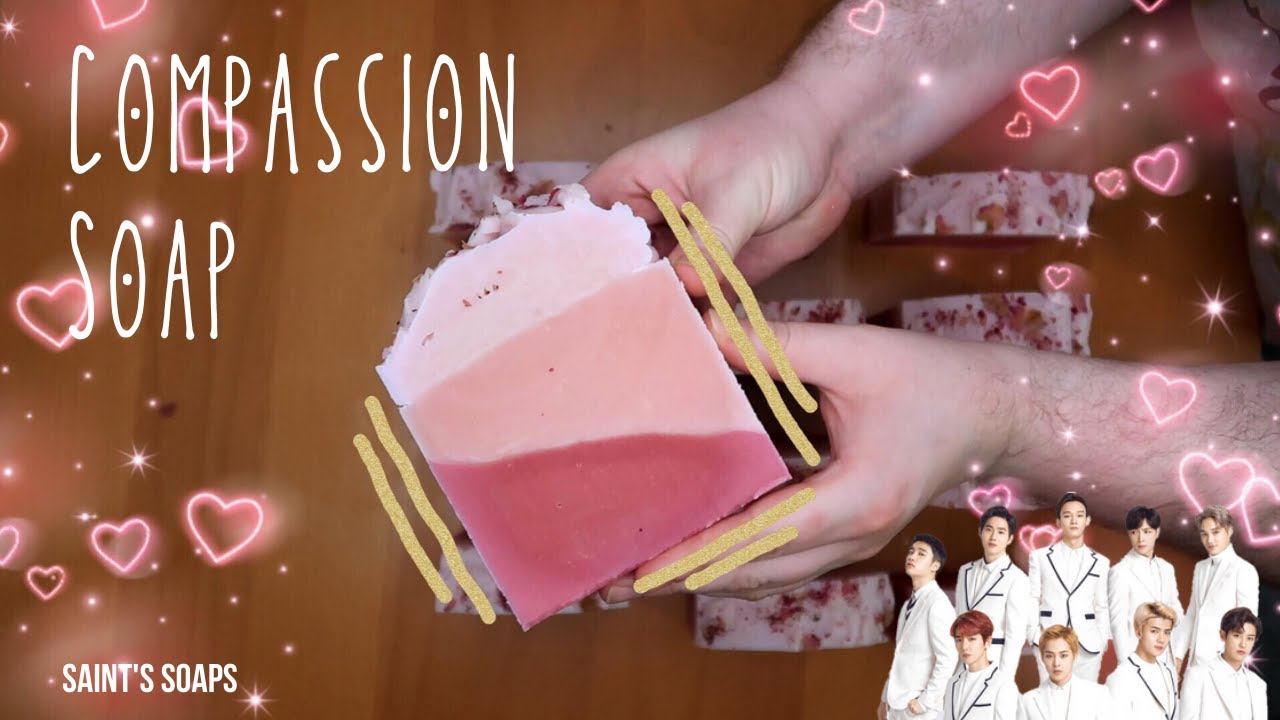 Valentine's Day/EXO themed soap! || SAINT'S SOAPS - YouTube
