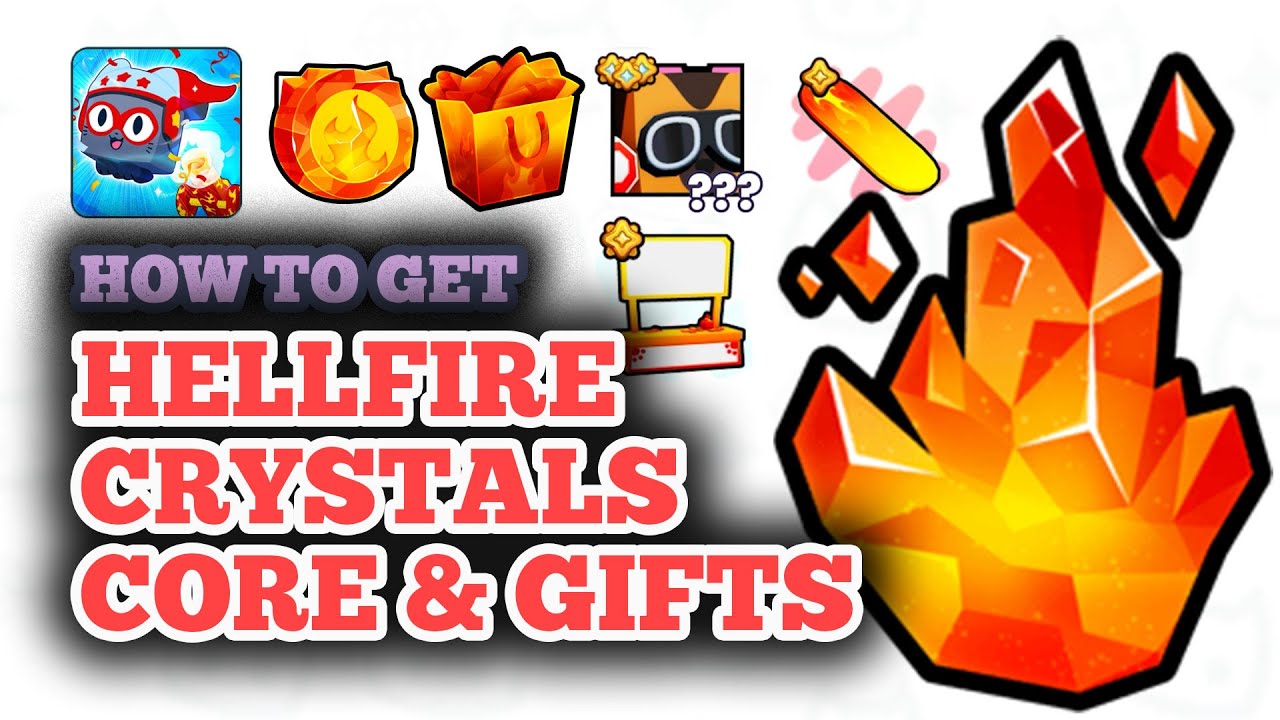 How to Get Hellfire Crystals, Core & Gifts in Pet Simulator 99 - YouTube