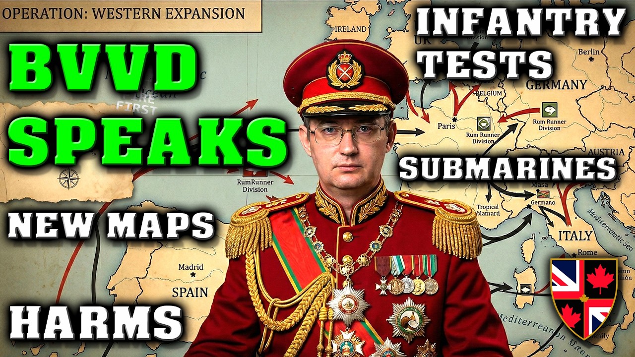 BVVD Finally Answers the Community - Subs, Infantry & Maps - YouTube