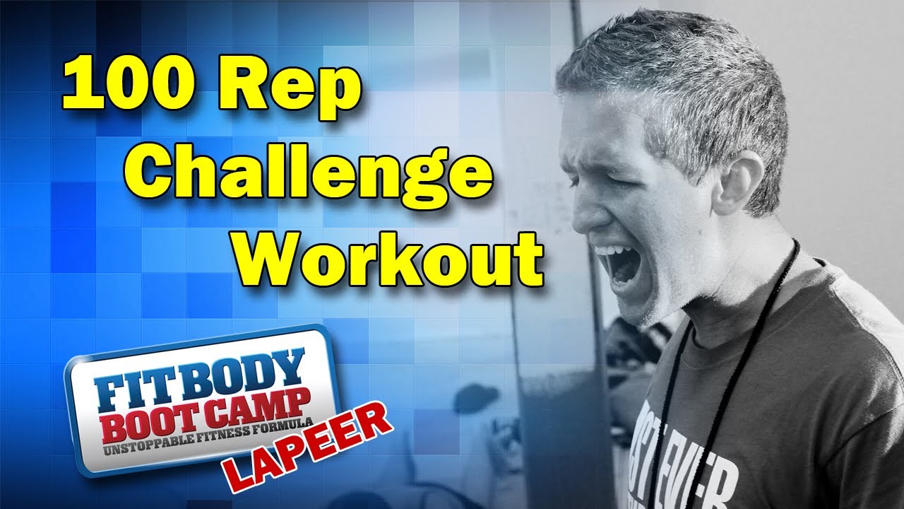 Lapeer Bootcamp **100 Rep Challenge Workout** - YouTube