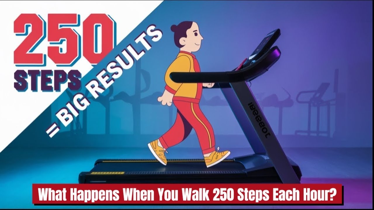 What happens when you WALK 250 STEPS Each Hour? - YouTube