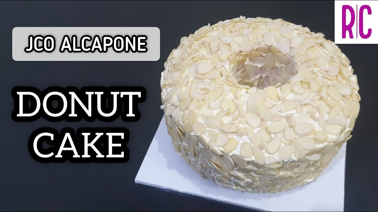 JCO ALCAPONE DONUT INSPIRED CAKE | Donut Cake | Almond Cake | Recel ...