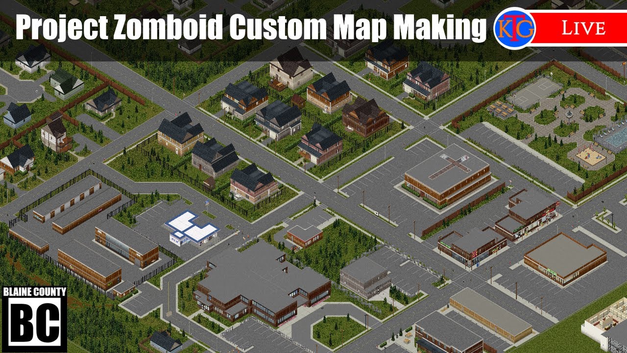 Working on the Custom Map + Finishing the Mall! - Project Zomboid ...
