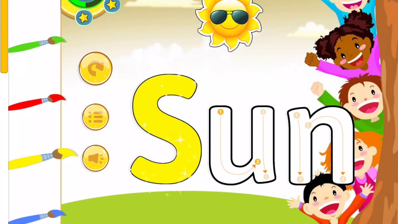 The New ABC, 123 & English Words for Kids Game! - YouTube