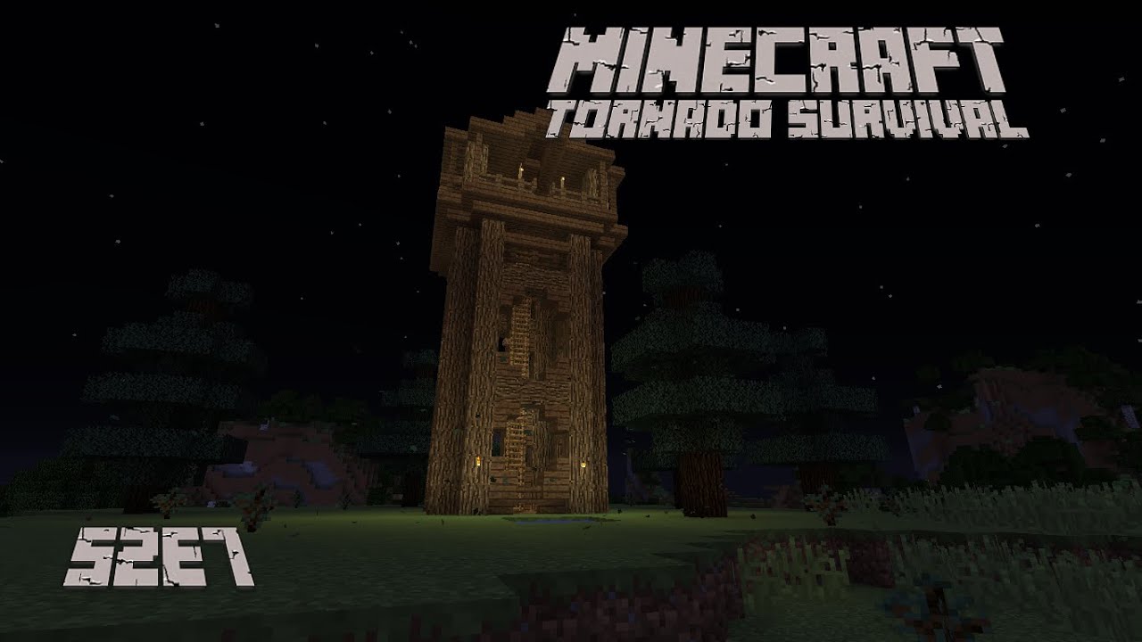 Minecraft Tornado Survival S2E7: Weather Tower! - YouTube
