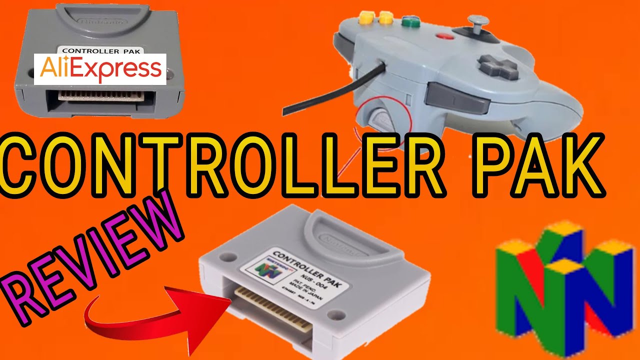 CONTROLLER PAK O (MEMORY CARD ) DO NINTENDO 64 TESTADO NO NOVO CONTROLE ...