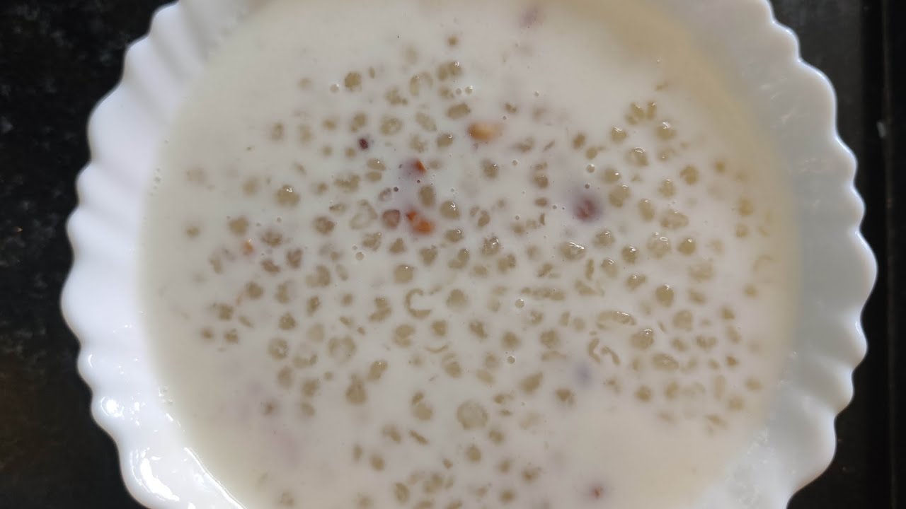 javvarisi payaasam recipe | ஜவ்வரிசி பாயாசம் | Tamil | @The Great ...