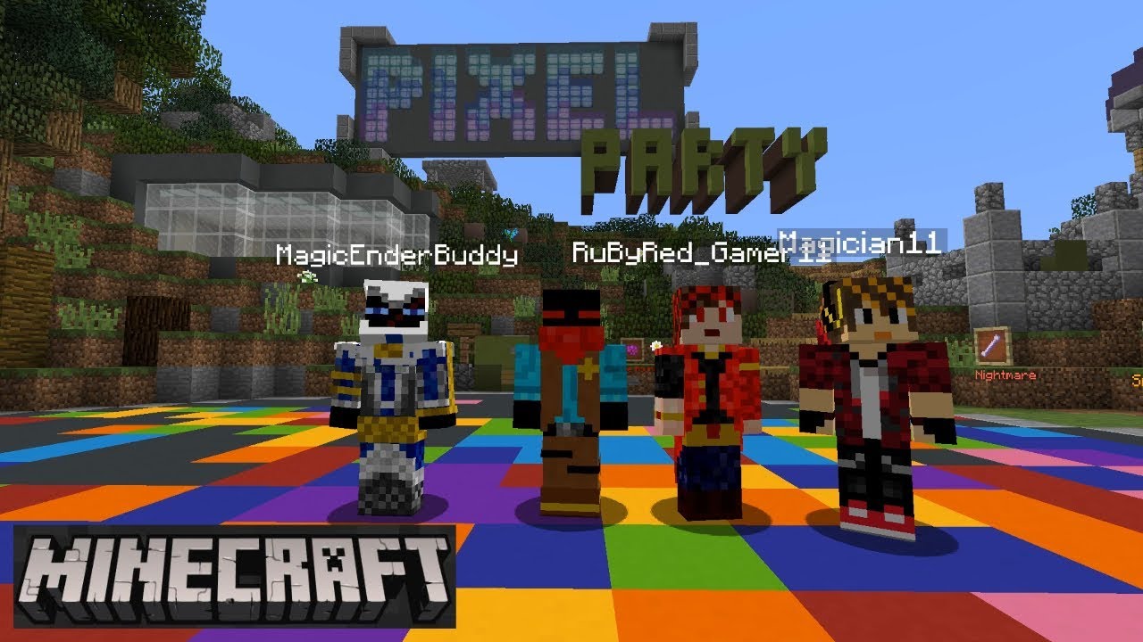 "MINECRAFT - PIXEL PARTY MINIGAME" - YouTube