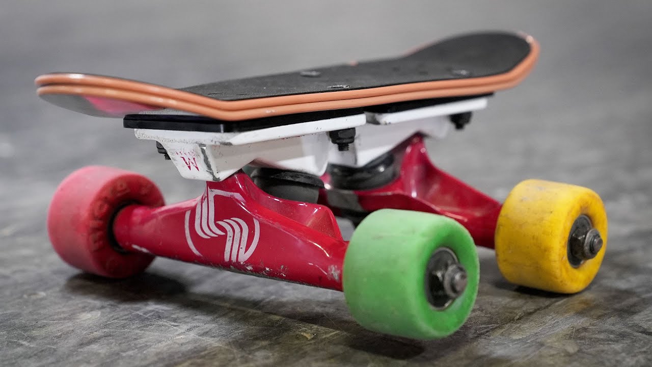 HAND BOARD WITH FULL SIZED TRUCKS HACKS! - YouTube
