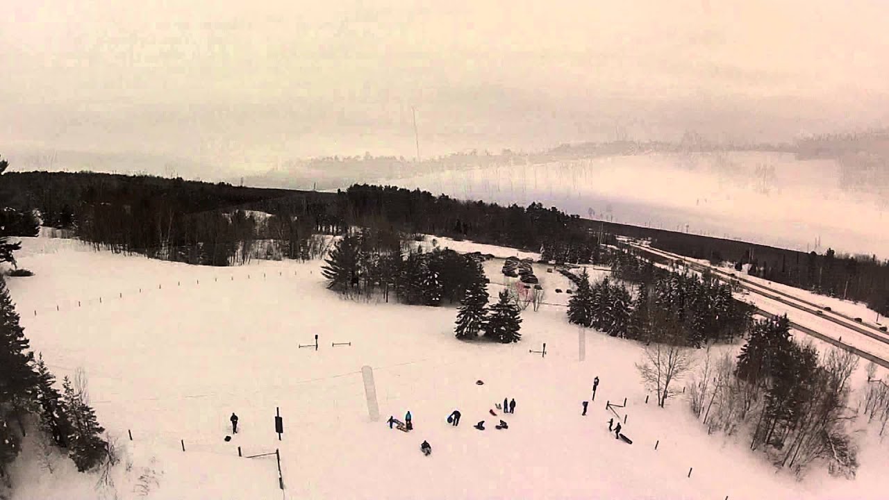 Bruce Pit Toboggan Hill - YouTube
