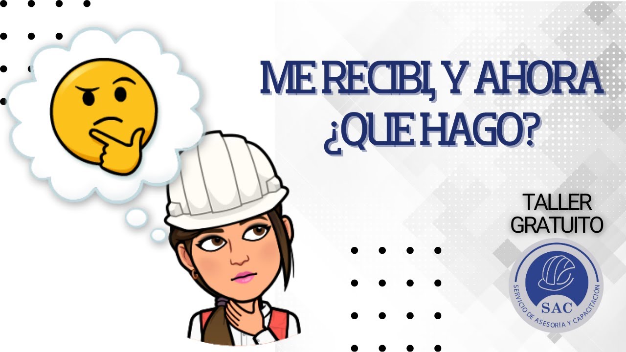 Me recibí...y Ahora que Hago? - YouTube