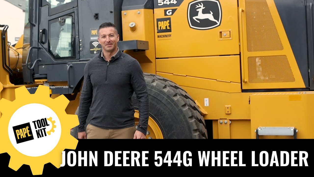John Deere 544G Wheel Loader - YouTube