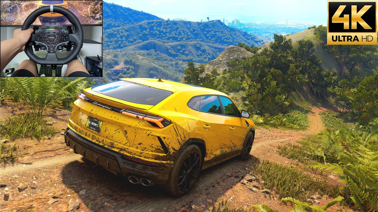 Lamborghini Urus Off-Road | The Crew Motorfest | Moza Racing R9 ...