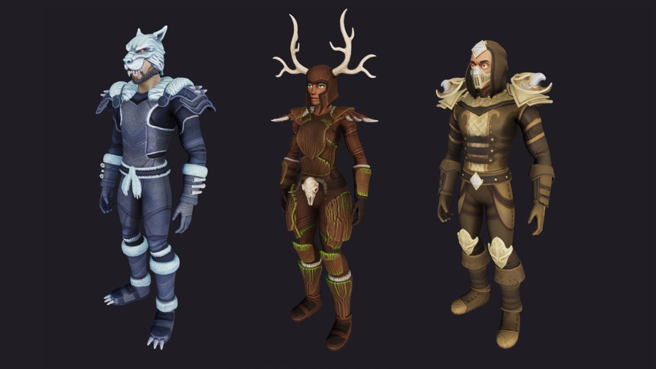 Stylized Armor Sets 3 - YouTube