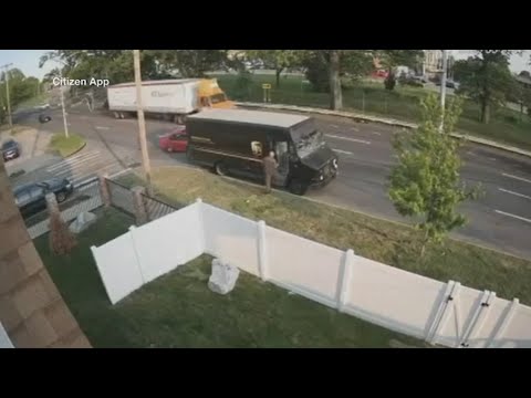 Teen girl killed after car slams into parked UPS truck in Queens