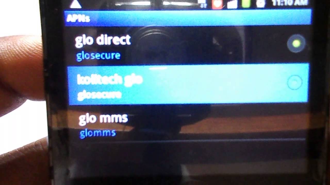 How to manually configure gprs settings on a Samsung GT-B5512 - YouTube
