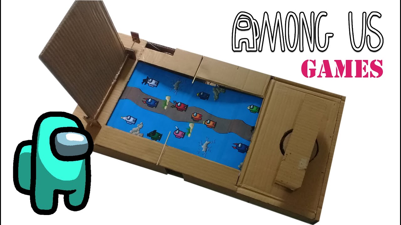 How To Make AMONG US Game Play From Cardboard - YouTube