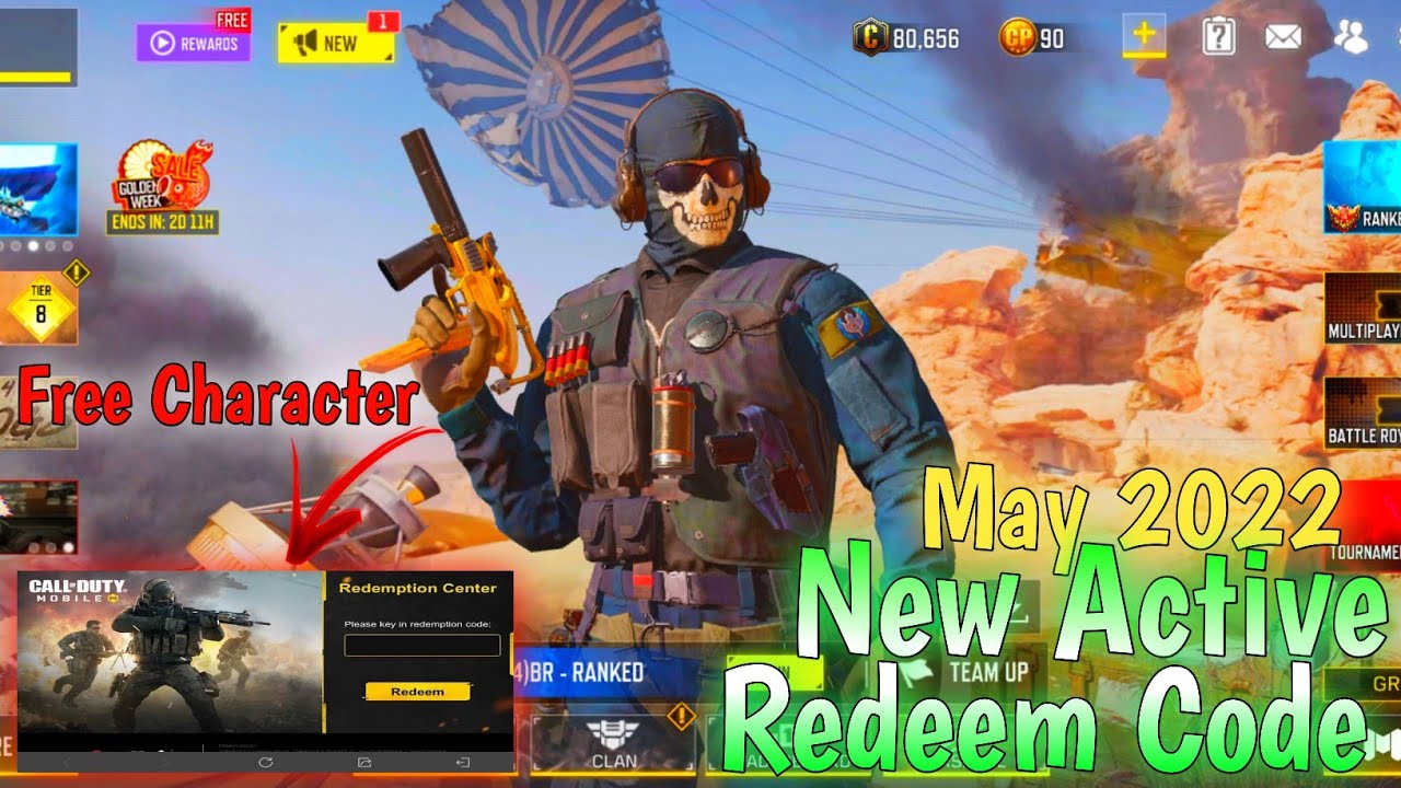 May 2022 New Redeem Code| Redemption Code COD Mobile | CODM Codes - YouTube