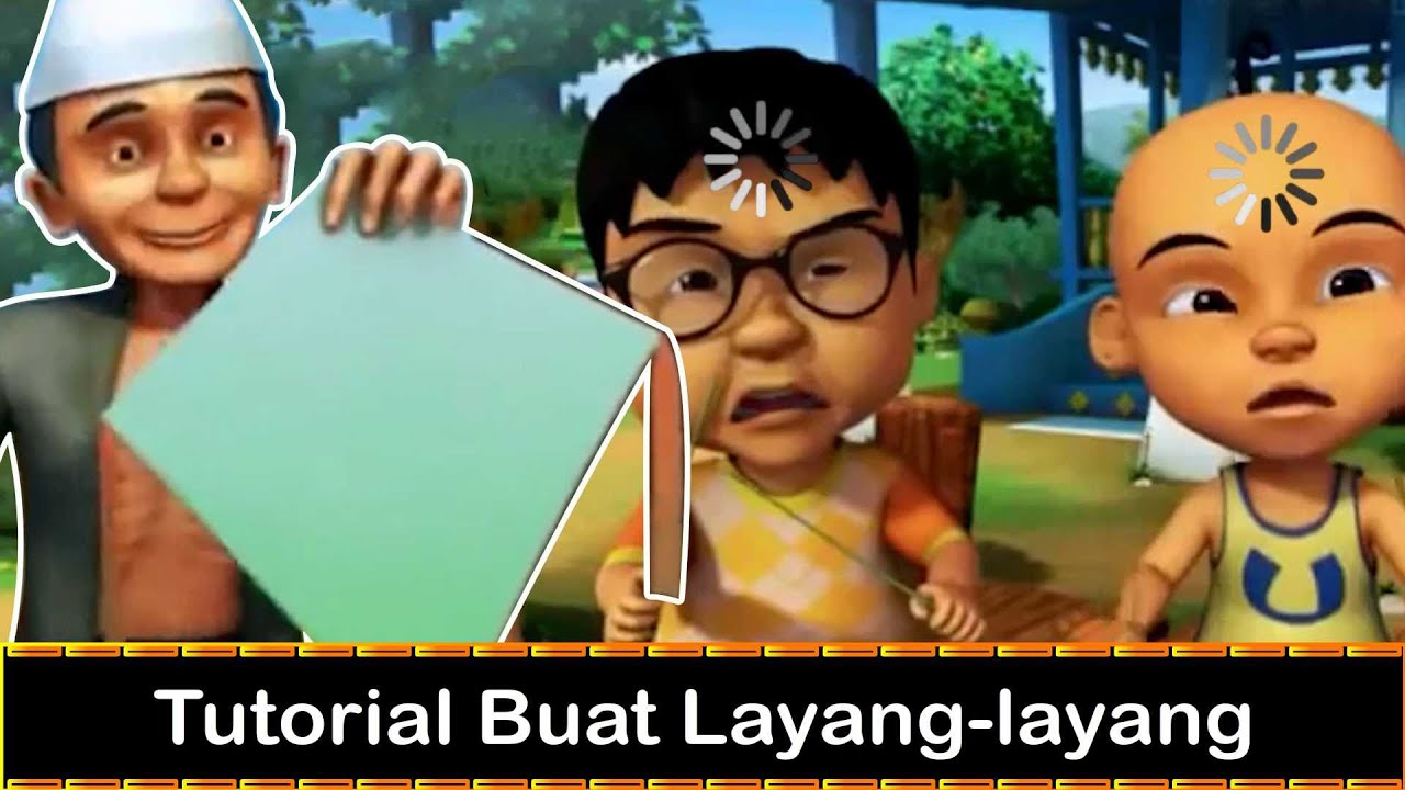 Upin & Ipin - Tutorial Buat Layang-layang - YTP - YouTube