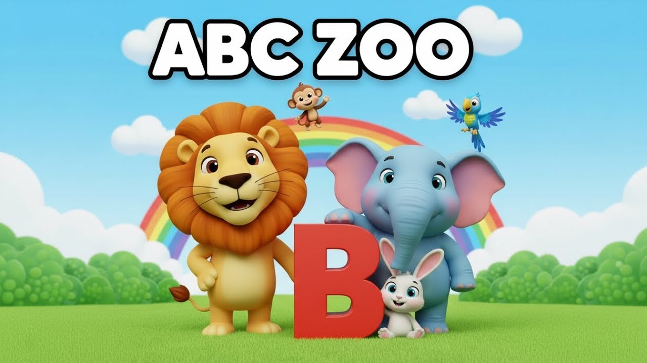 Alphabet Zoo! 🐘 Learn A-Z with Animals | ABC Phonics Song for Toddlers ...