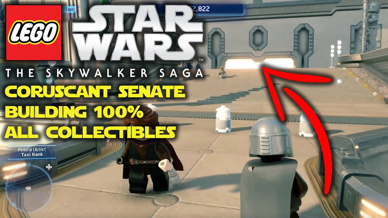 Senate Building 100% Walkthrough Coruscant Federal | LEGO Star Wars ...