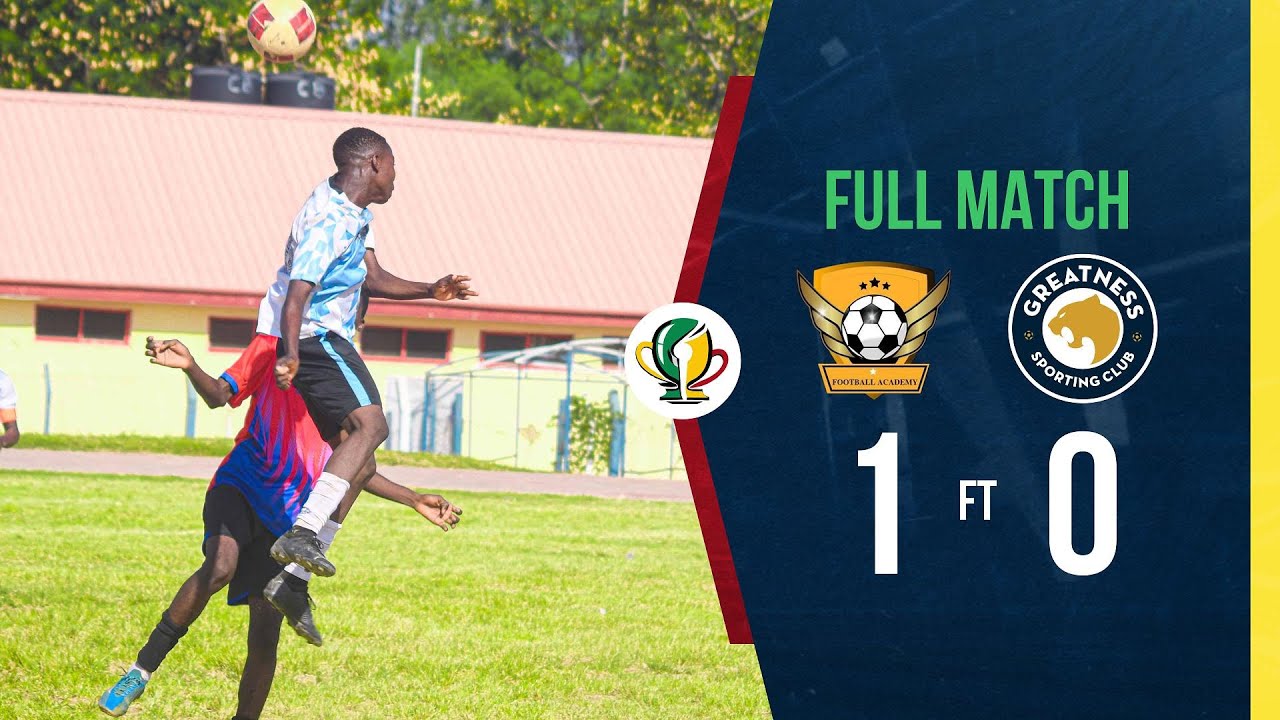 TANKO BABA VS GREATNESS SC U 18 | FULL MATCH - YouTube