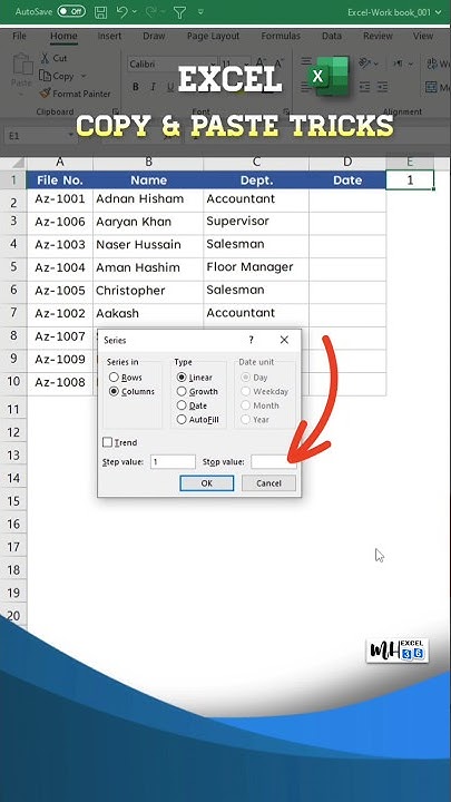 Microsoft Excel Copy paste tricks | Excel Malayalam | #shorts #excel - YouTube