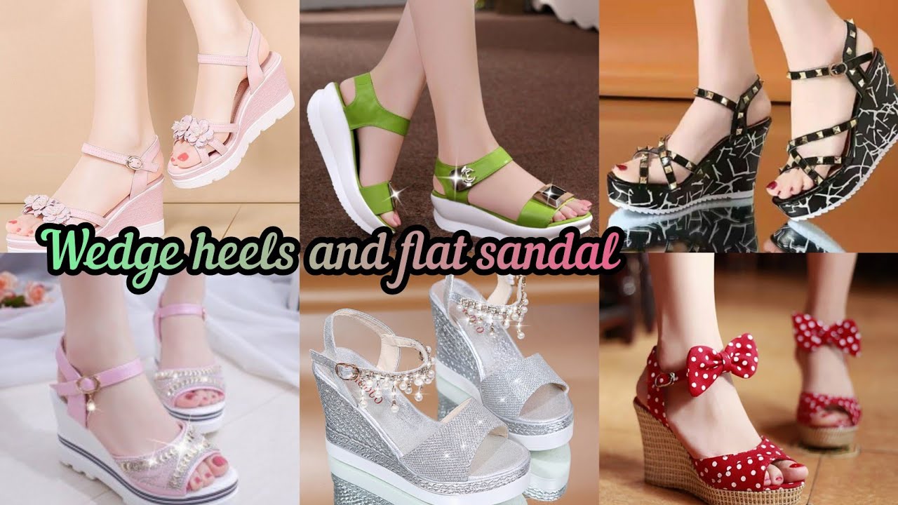 New Wedge Heels Collection For 2022 || Latest Wedges Sandal Collection ...