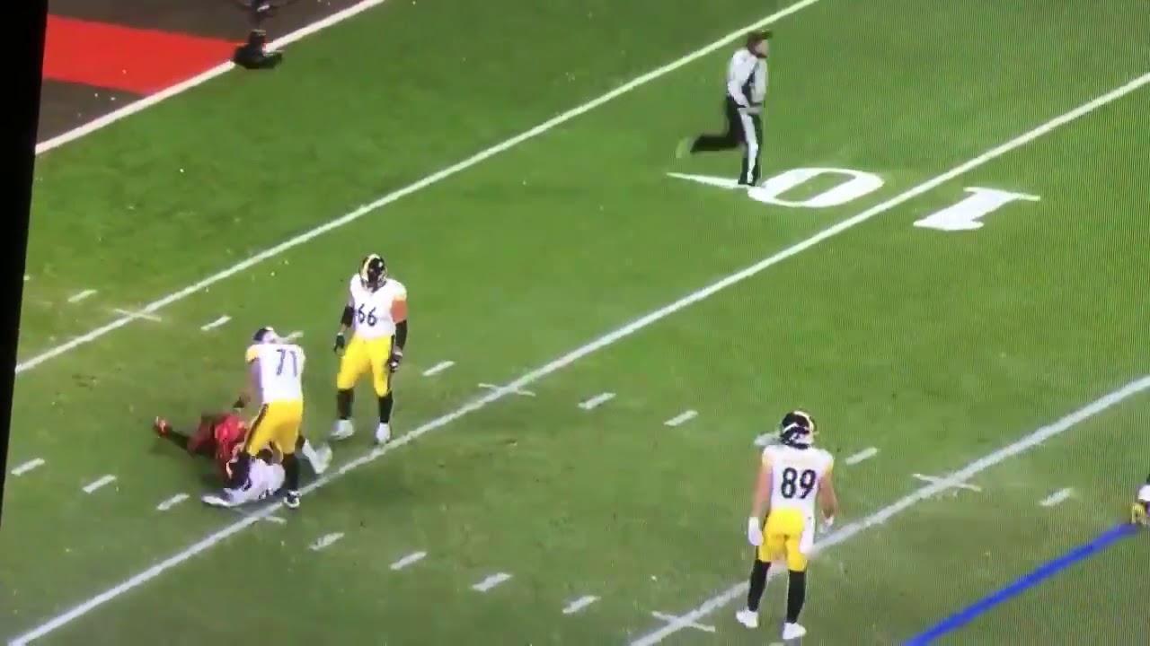 The most disgusting NFL action in years - YouTube