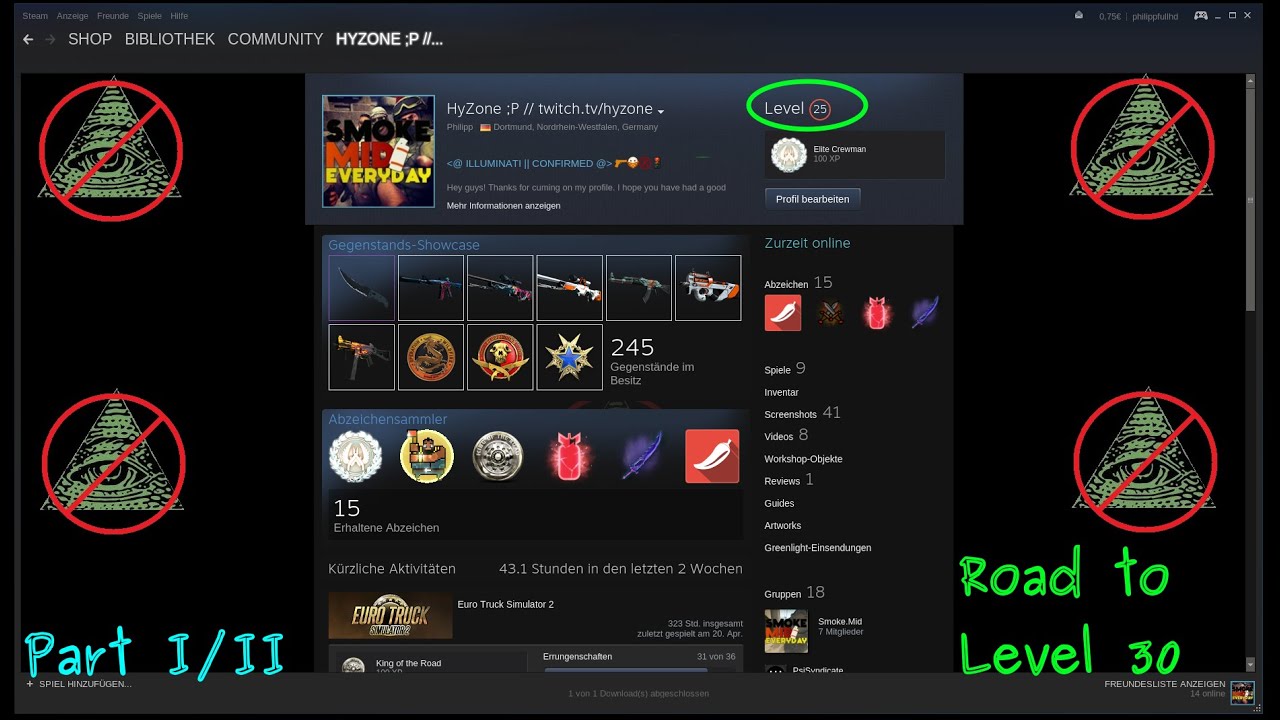 Meine Steam-Abzeichen | Road to Level 30 [1/2] | HyArmy - YouTube