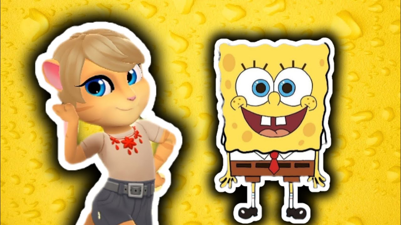 SpongeBob My Talking Angela 2 #cosplay - YouTube