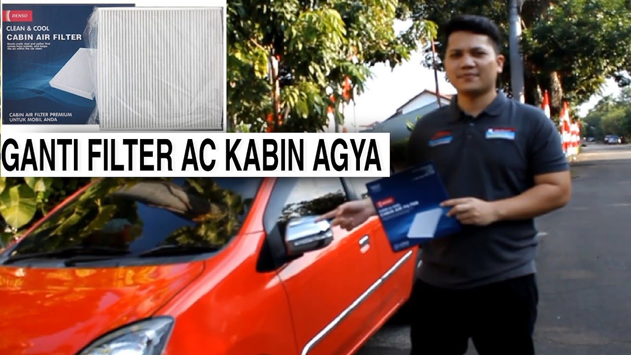 ini cara buka filter AC kabin Toyota Agya - YouTube