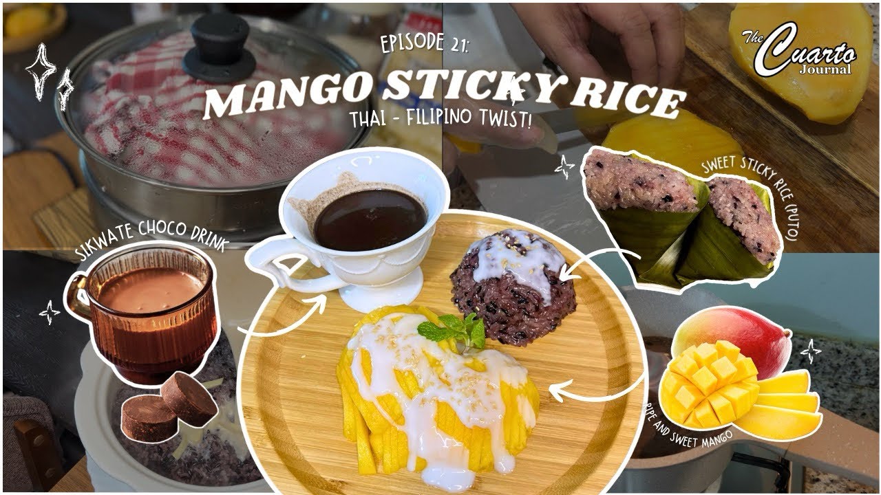 THAI-FIL MANGO STICKY RICE 🍙🥭 (w/Sikwate ☕️🍫) - YouTube