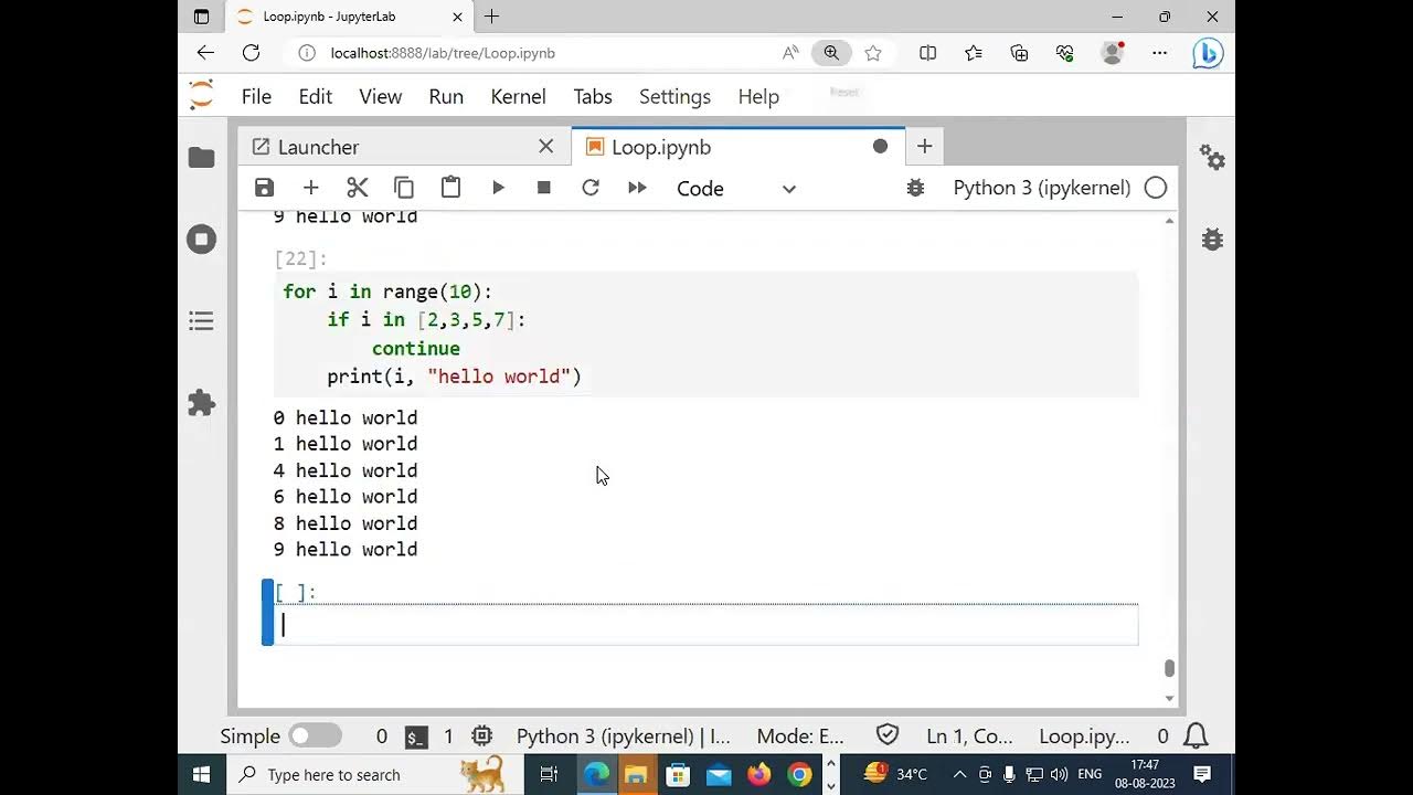 python for looping Part 2 | python break and continue or pass | python ...