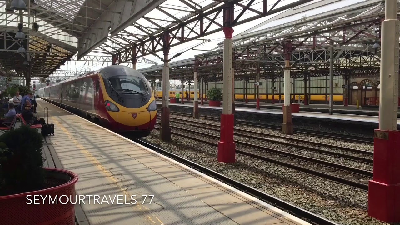 UK Trains: Crewe Station June 2017 - YouTube