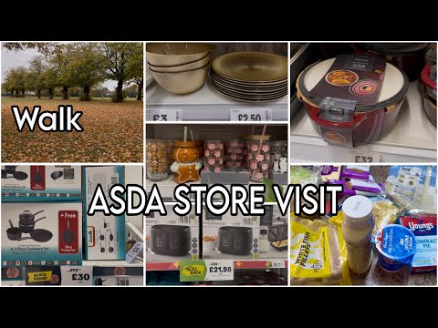 Slow Life in London | Visit to ASDA Store  + Asda grocery +cooking  daily work 