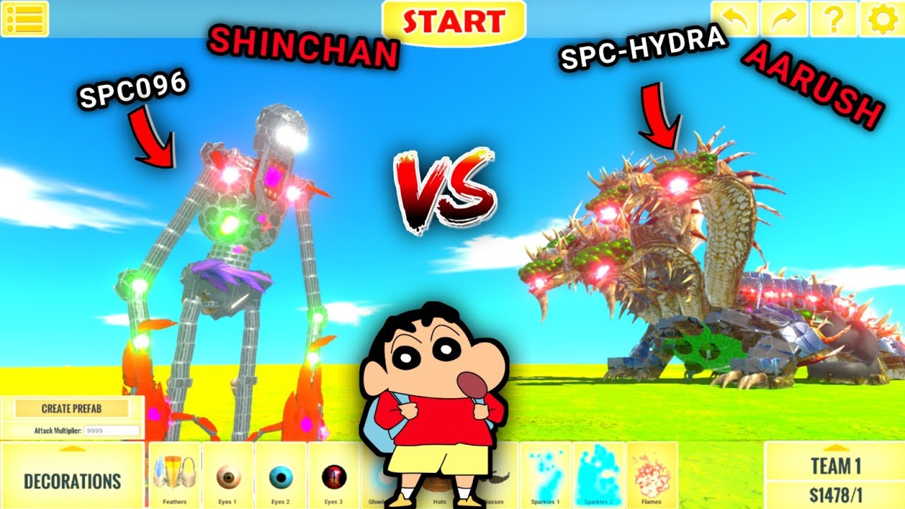 SHINCHAN,S SPC096 VS MY SPC-HYDRA IN ARBS | Animal Revolt Battle ...