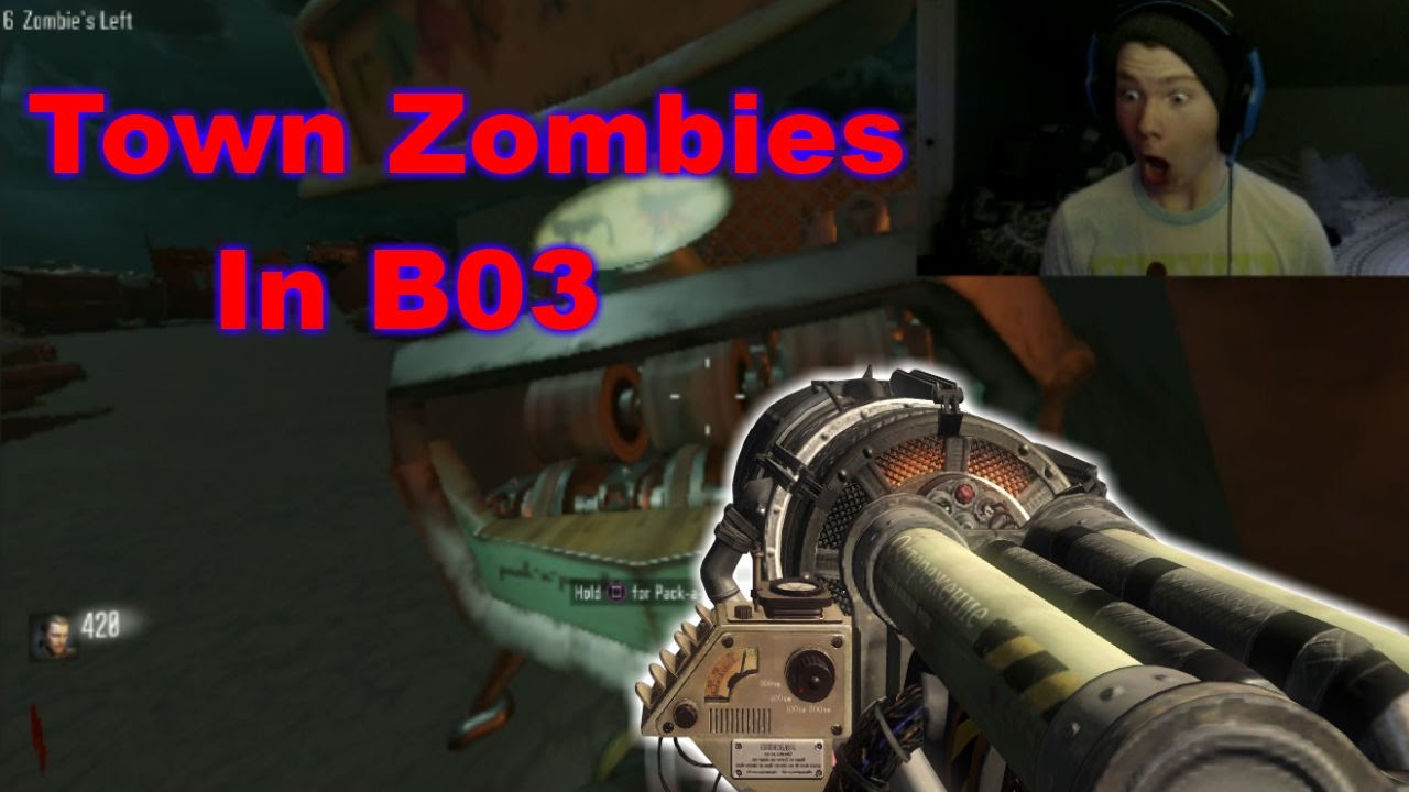 Black ops 2 *Town* In Black ops 3!! ( B03 Custom Zombies ) - YouTube