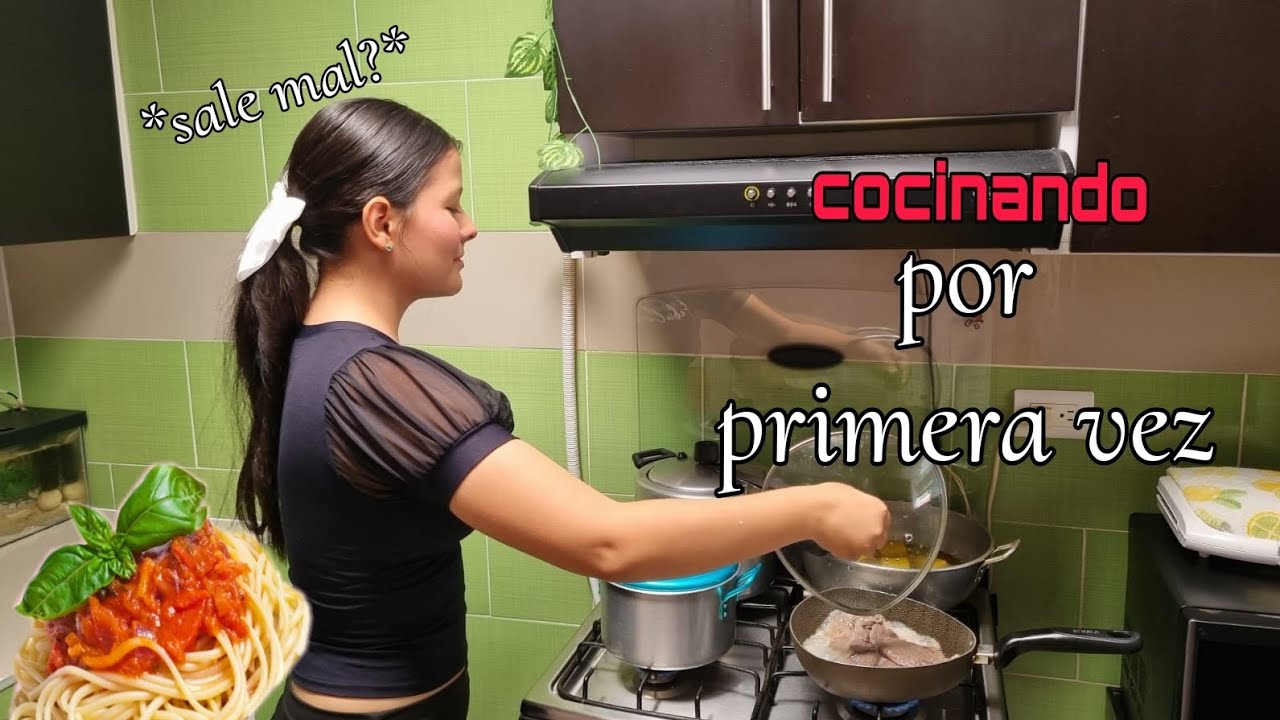 cocina conmigo *por primera vez* - YouTube