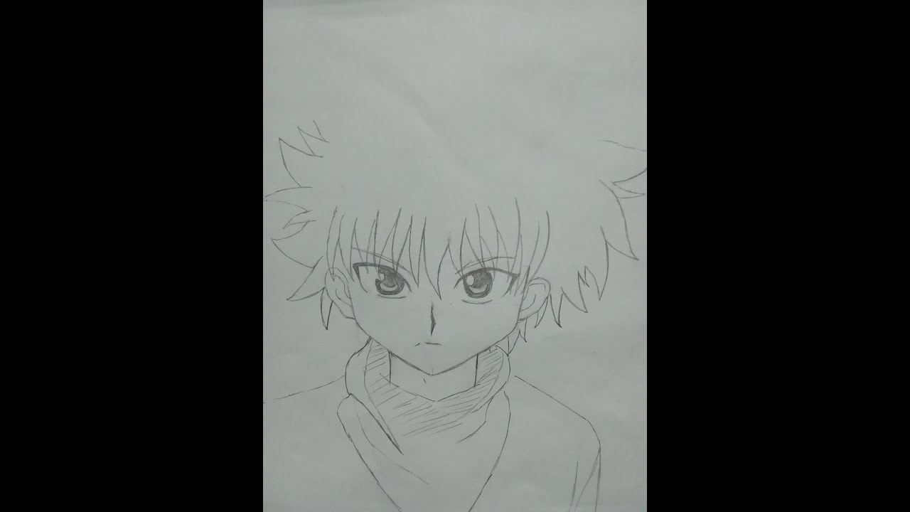 anime drawing | how to draw killua Zodyck step-by-step rainny draw ...