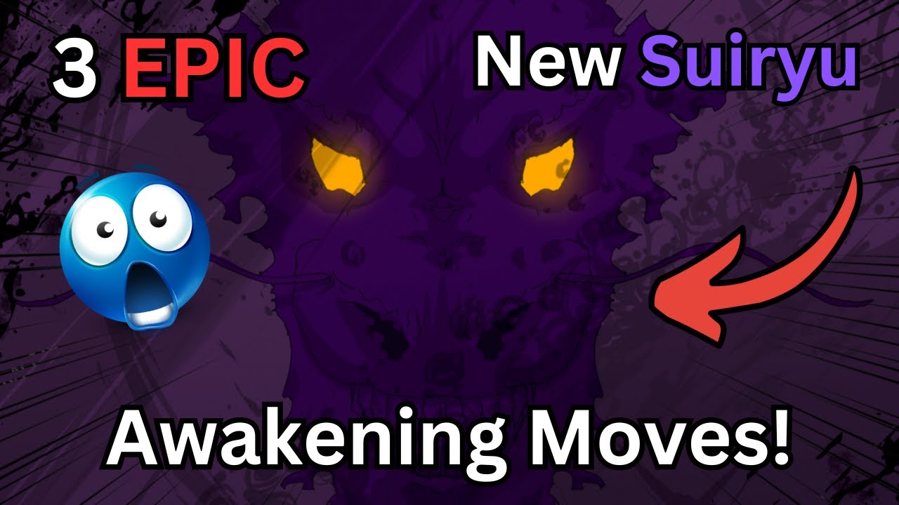3 NEW EPIC Suiryu Awakening Moves! 🤯 | The Strongest Battlegrounds - YouTube