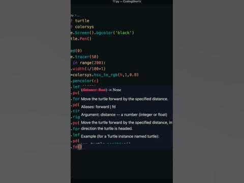 python graphic design python turtle - YouTube