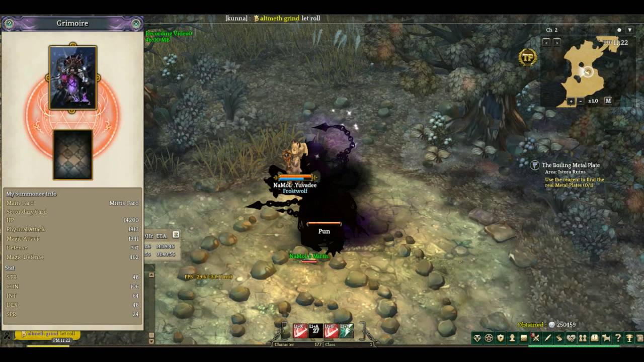 Tree of Savior Sorcerer Mirtis Card - YouTube